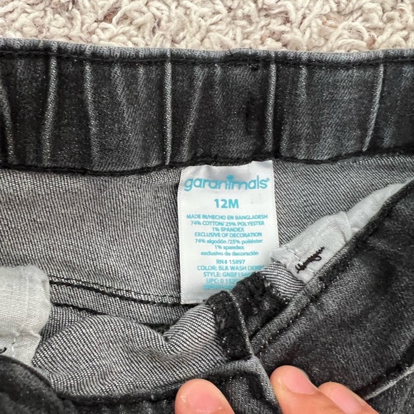 Garanimals | Bottoms | Garanimals Black Jeans 2 Months Old Boy | Poshmark